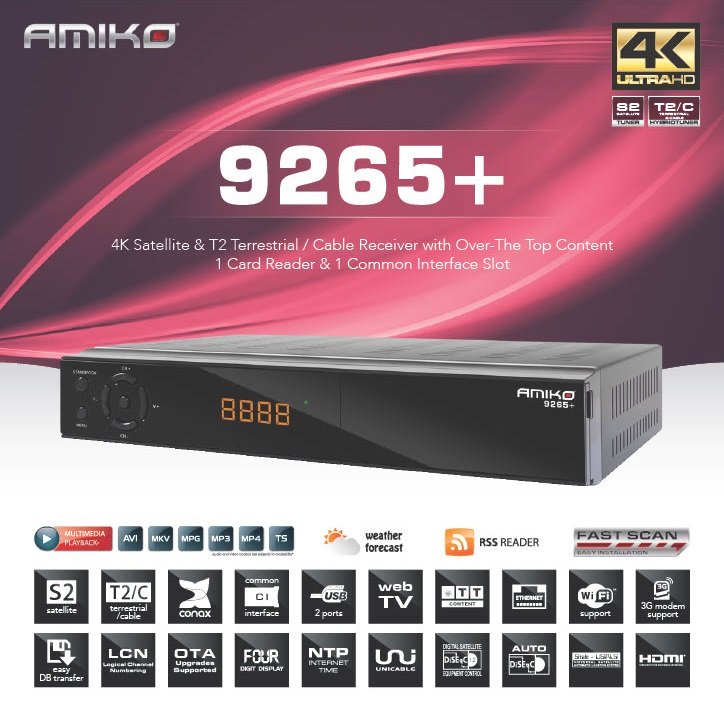 Amiko 9265+ – AMIKORECEIVER.COM