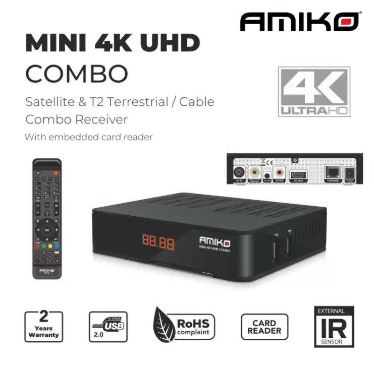 Amiko 4K Combo – AMIKORECEIVER.COM
